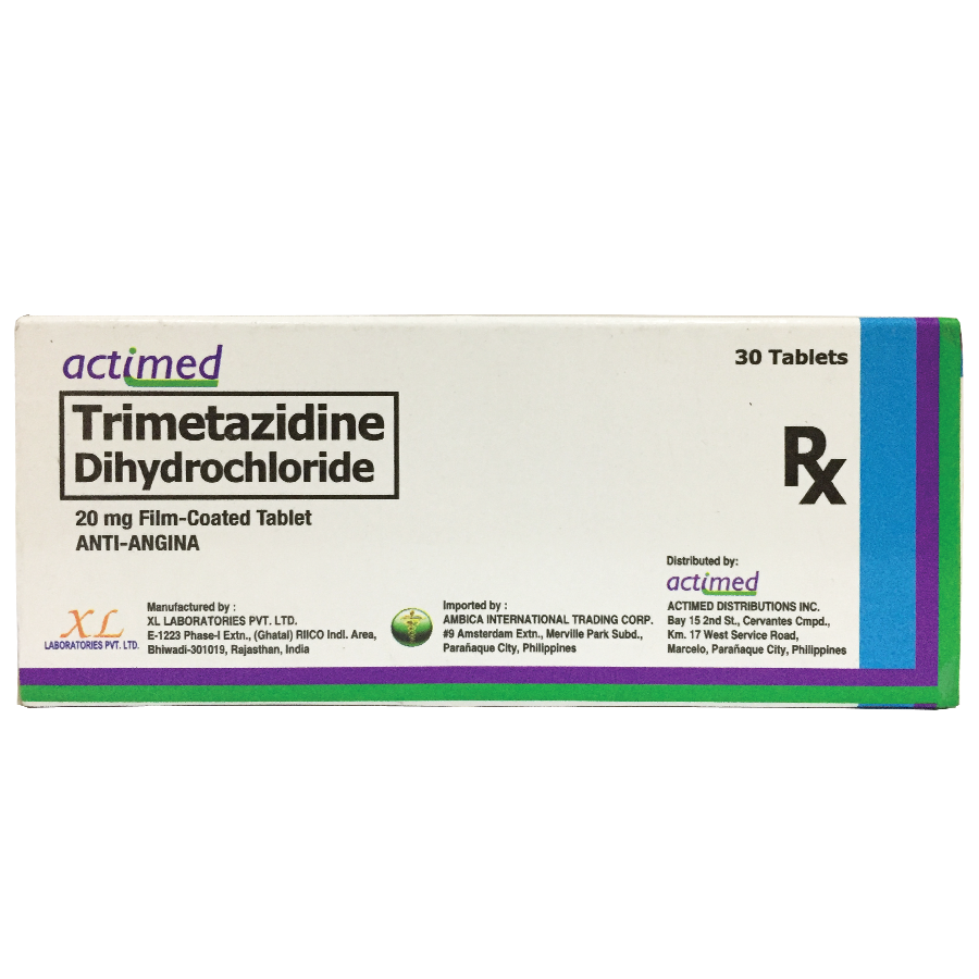 ACTIMED Trimetazidine Dihydrochloride 20mg Film-Coated Tablet 1's price ...